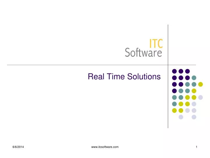 PPT - Real Time Solutions PowerPoint Presentation, free download - ID ...