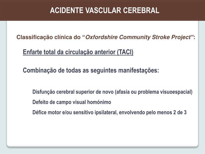 Ppt Acidente Vascular Cerebral Powerpoint Presentation Id 1228240