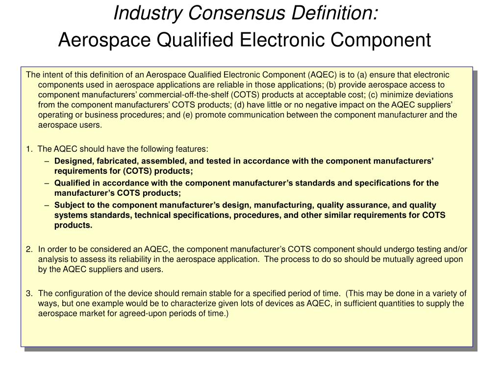PPT - DoD Standardization Conference Lansdowne, Virginia “Aerospace ...