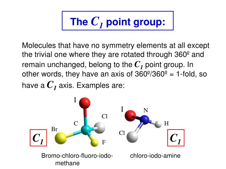 PPT - The determination of point groups of molecules PowerPoint ...