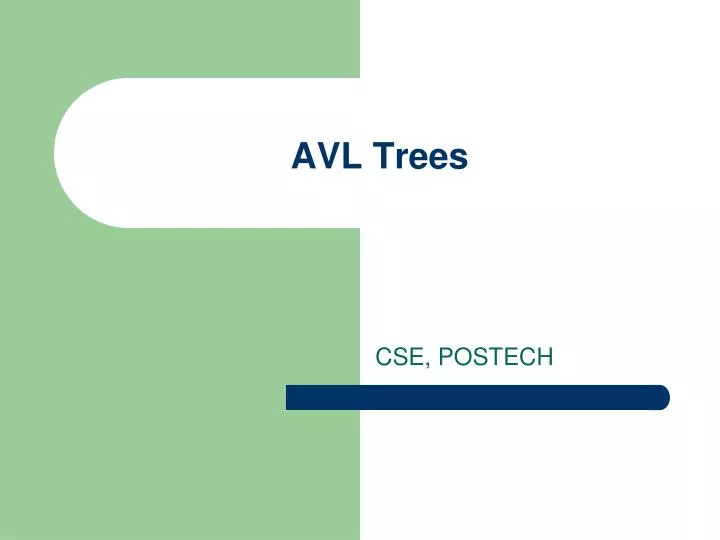 PPT - AVL Trees PowerPoint Presentation, free download - ID:1228674