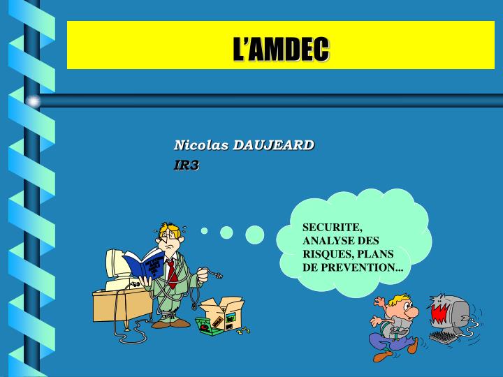 PPT - L’AMDEC PowerPoint Presentation, free download - ID:1229670