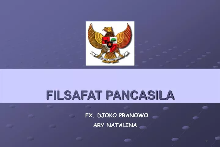 PPT - FILSAFAT PANCASILA PowerPoint Presentation, free download - ID ...