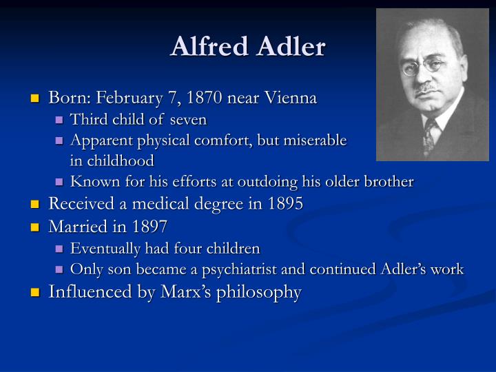 PPT - Alfred Adler Individual Psychology PowerPoint Presentation - ID ...