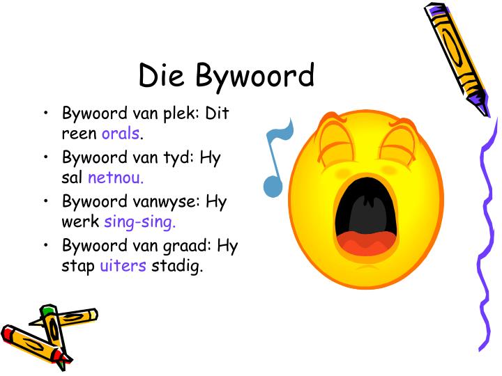 PPT - Woordsoorte PowerPoint Presentation - ID:1232748