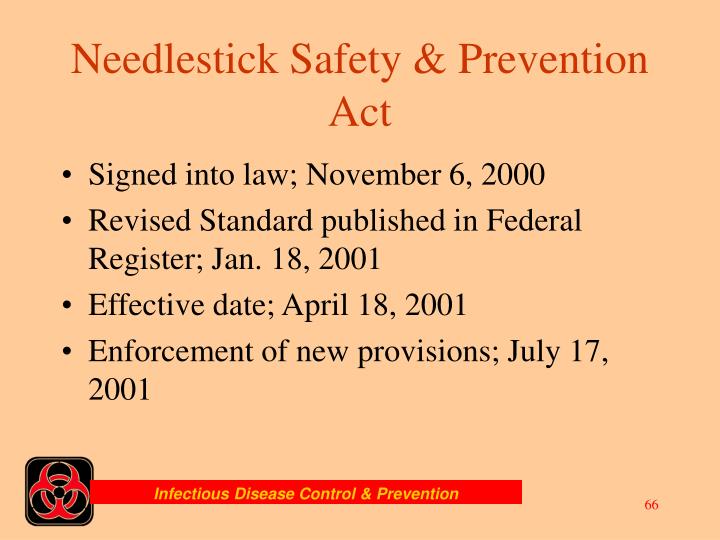 PPT - Introduction to Infectious Disease Control & Prevention ...