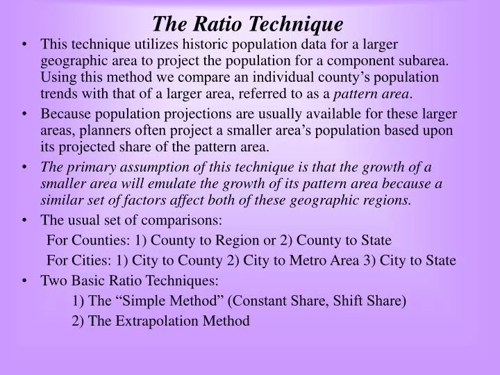 PPT - The Ratio Technique PowerPoint Presentation, free download - ID ...
