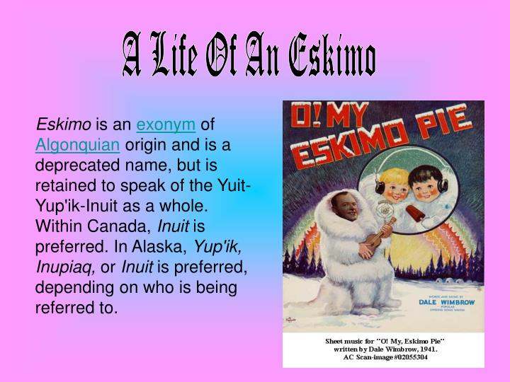 PPT - Eskimos PowerPoint Presentation - ID:1236625