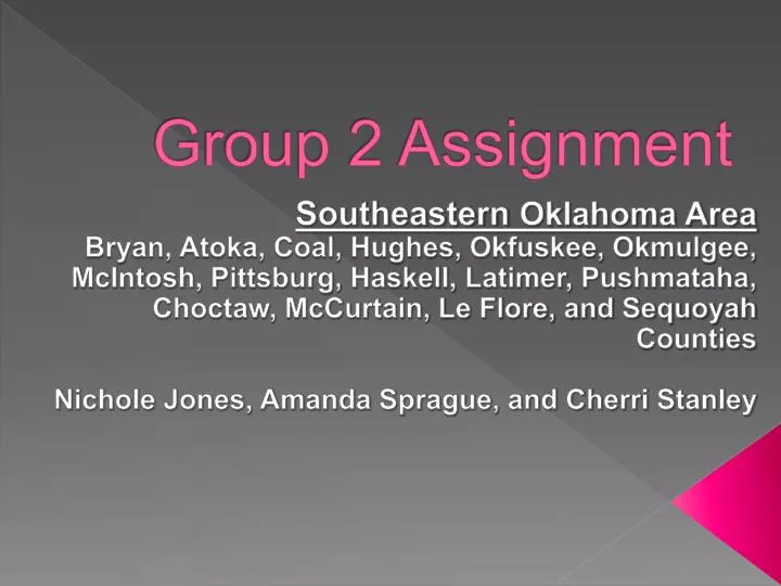 PPT - Group 2 Assignment PowerPoint Presentation, free download - ID ...