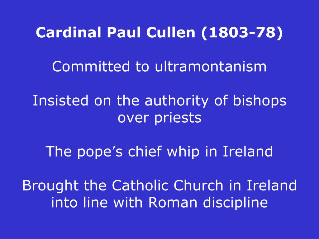 PPT - Religion and Irish Society 1850-1875 PowerPoint Presentation ...