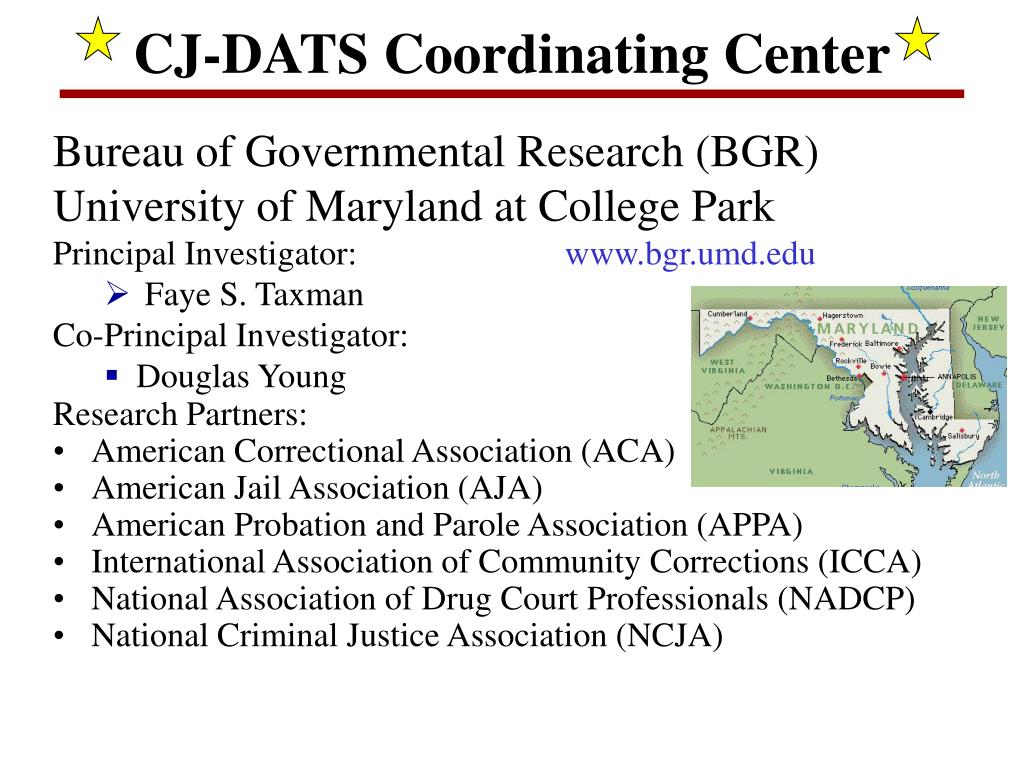 PPT - CJ-DATS Criminal Justice Drug Abuse Treatment Studies PowerPoint ...