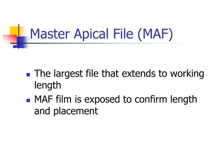 PPT - Cleaning and Shaping of the Root Canal System. Part II PowerPoint ...