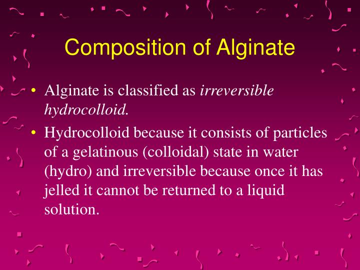 PPT - Alginate Impressions & Diagnostic Casts PowerPoint Presentation ...