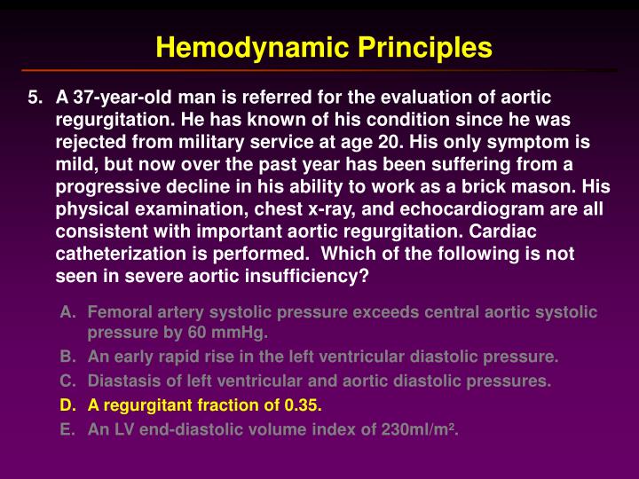 PPT - Hemodynamic Principles The Fundamentals PowerPoint Presentation ...