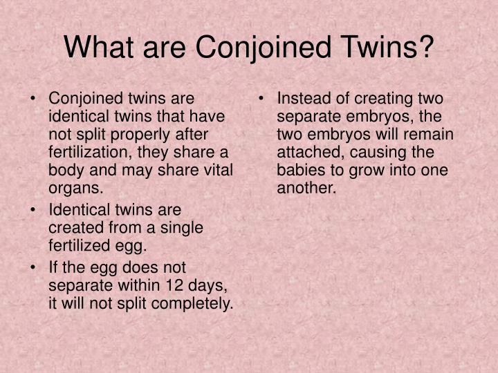 PPT - Conjoined Twins PowerPoint Presentation - ID:1245222