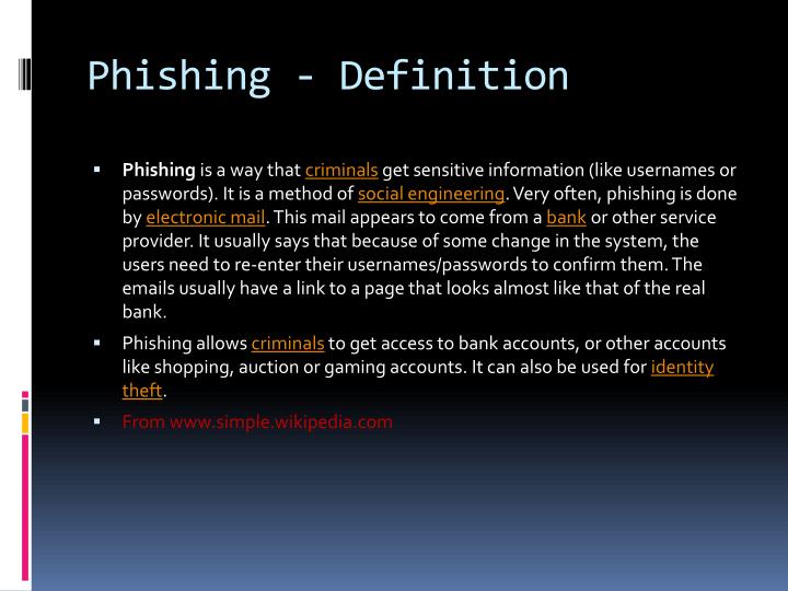 PPT - phishing and pharming PowerPoint Presentation - ID:124599