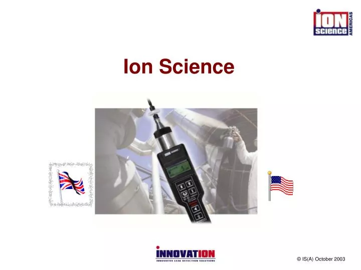 PPT - Ion Science PowerPoint Presentation, free download - ID:1246309