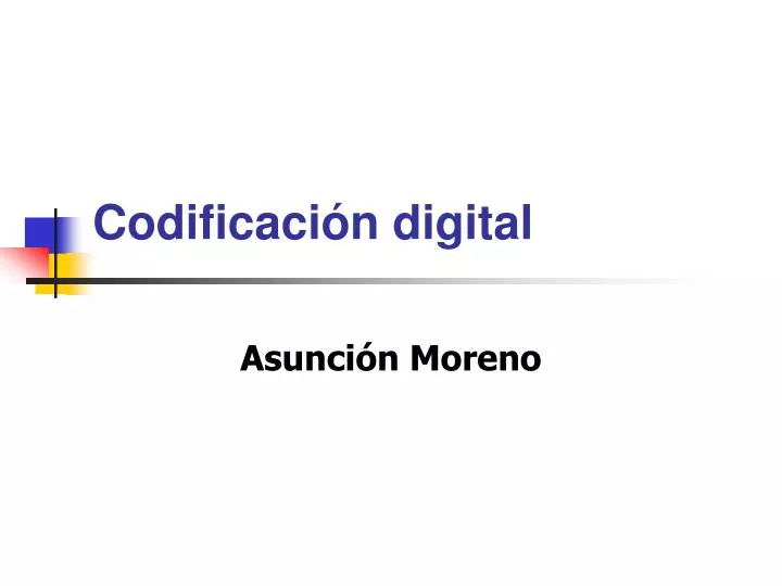 PPT - Codificación digital PowerPoint Presentation, free download - ID ...