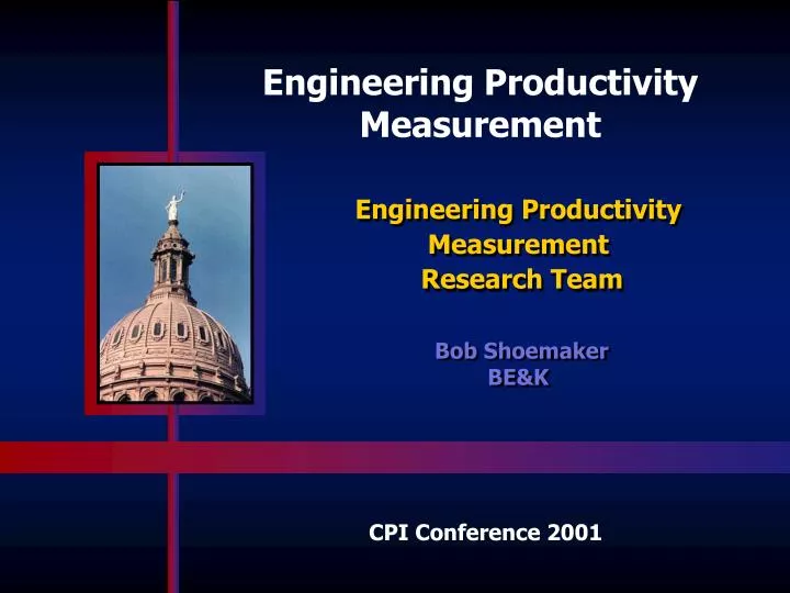 PPT - Engineering Productivity Measurement PowerPoint Presentation ... PPT - Engineering Productivity Measurement PowerPoint Presentation ...