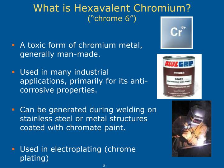 PPT - Hexavalent Chromium (chrome 6) PowerPoint Presentation - ID:1247302