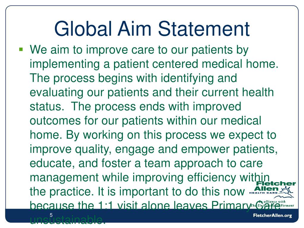 PPT - Fletcher Allen Primary Care Medical Home Model of Care Jeffords ...