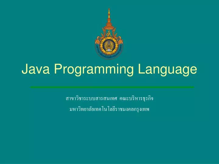 PPT - Java Programming Language PowerPoint Presentation, free download ...