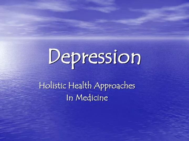 PPT - Depression PowerPoint Presentation, free download - ID:1249755