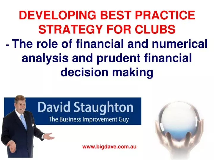 PPT - DEVELOPING BEST PRACTICE STRATEGY FOR CLUBS - The role of ...