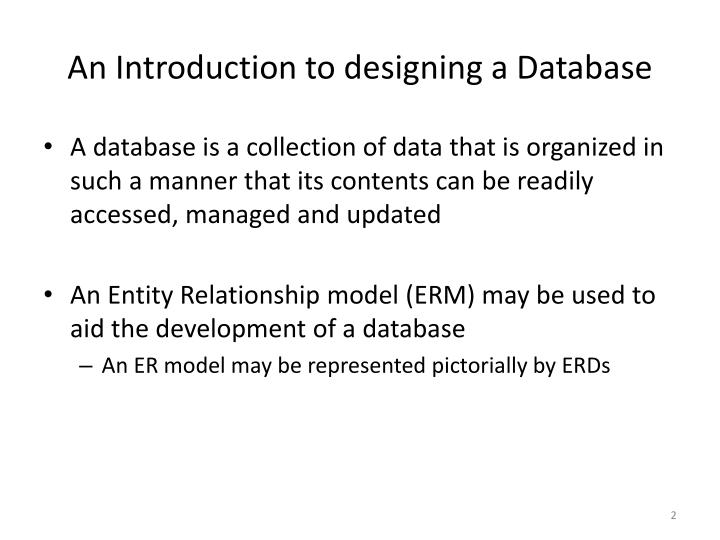 PPT - Entity Relationship Diagram (ERD) PowerPoint Presentation - ID ...