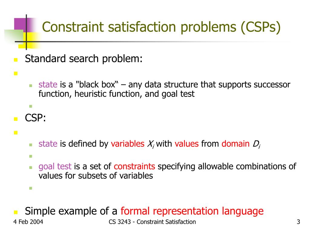 PPT - Constraint Satisfaction Problems PowerPoint Presentation, free ... PPT - Constraint Satisfaction Problems PowerPoint Presentation, free ...