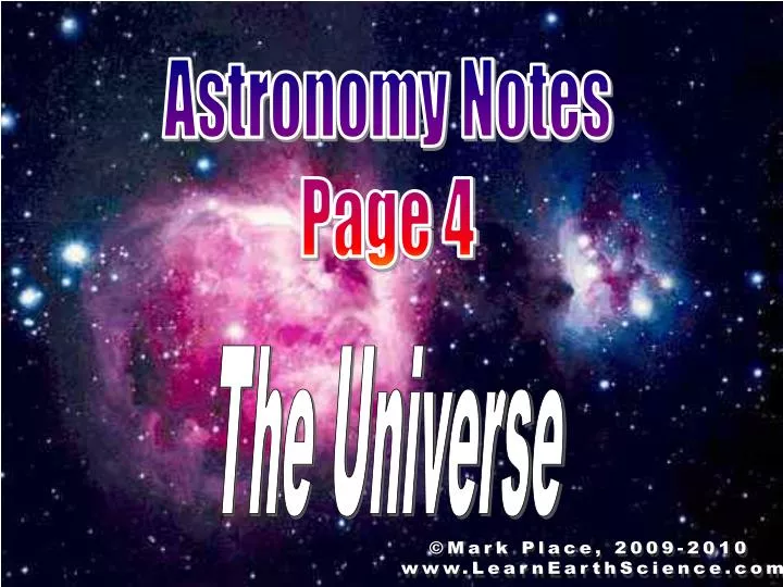 PPT - The Universe PowerPoint Presentation, free download - ID:1252785