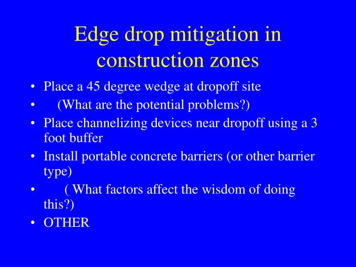 PPT - Construction zones and traffic control PowerPoint Presentation ...