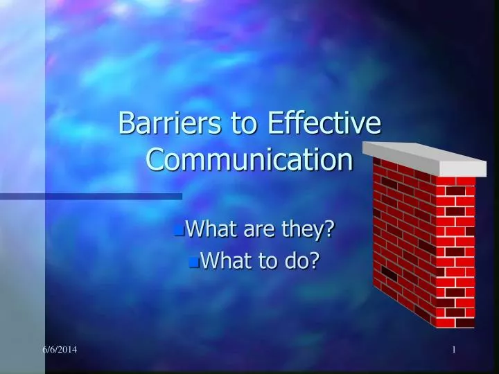 Barriers To Effective Communication Powerpoint Template Barriers To Effective Communication Powerpoint Template