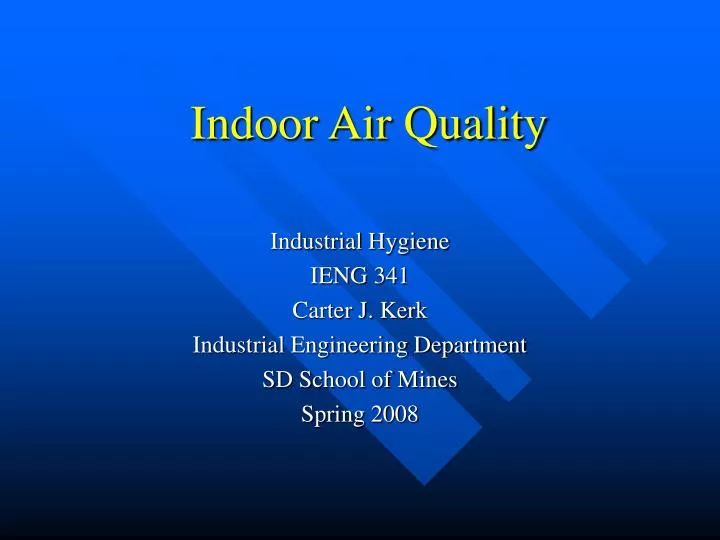 PPT - Indoor Air Quality PowerPoint Presentation, free download - ID ...