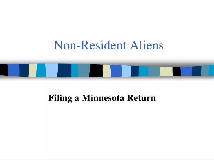 PPT - Non-Resident Aliens PowerPoint Presentation, free download - ID ...
