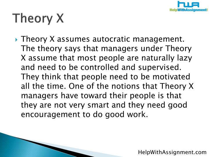 PPT - theory x and theory y in human resource management from help ...