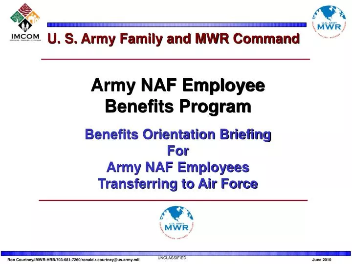 PPT - U. S. Army Family and MWR Command PowerPoint Presentation, free ...