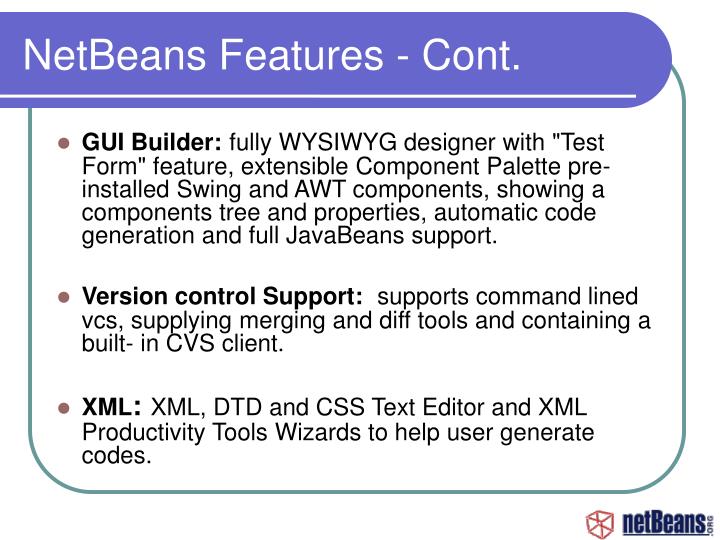 PPT - NetBeans IDE PowerPoint Presentation - ID:1258922
