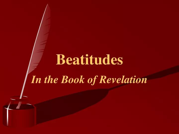 PPT - Beatitudes PowerPoint Presentation, free download - ID:1259261