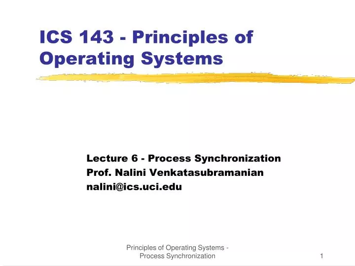 Ics Principles