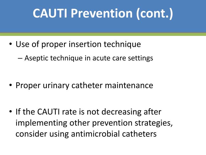 PPT - On the CUSP: Stop CAUTI PowerPoint Presentation - ID:1260367
