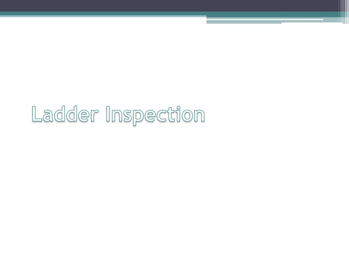 PPT - Personal Protective Equipment and Ladder Safety PowerPoint ...