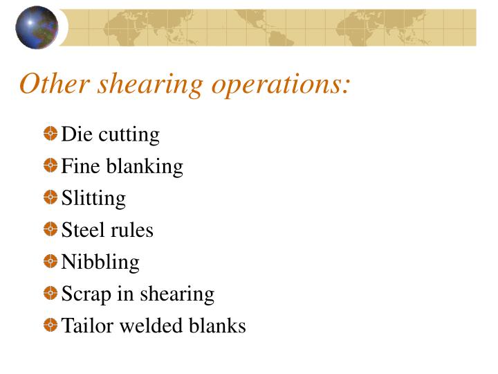 PPT - SHEET-METAL FORMING PROCESS Ch # 16 PowerPoint Presentation - ID ...