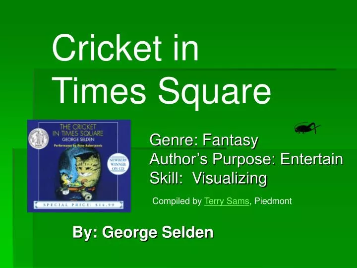 PPT - By: George Selden PowerPoint Presentation, free download - ID:1262239