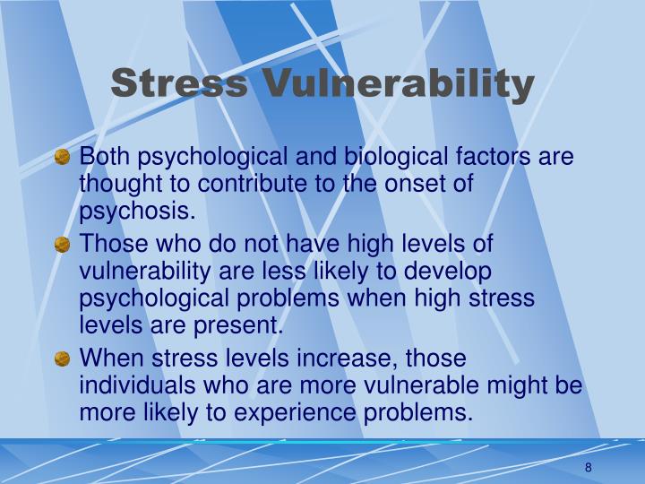 PPT - Stress Vulnerability and Psychosis PowerPoint Presentation - ID ...