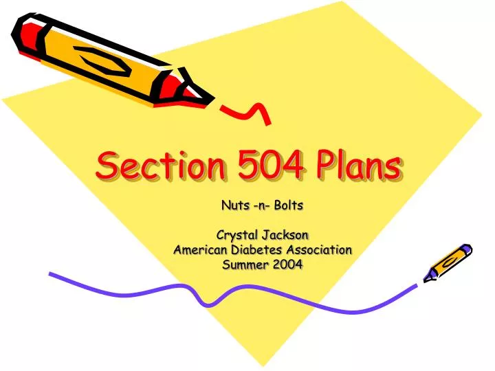 PPT - Section 504 Plans PowerPoint Presentation, free download - ID:1264977