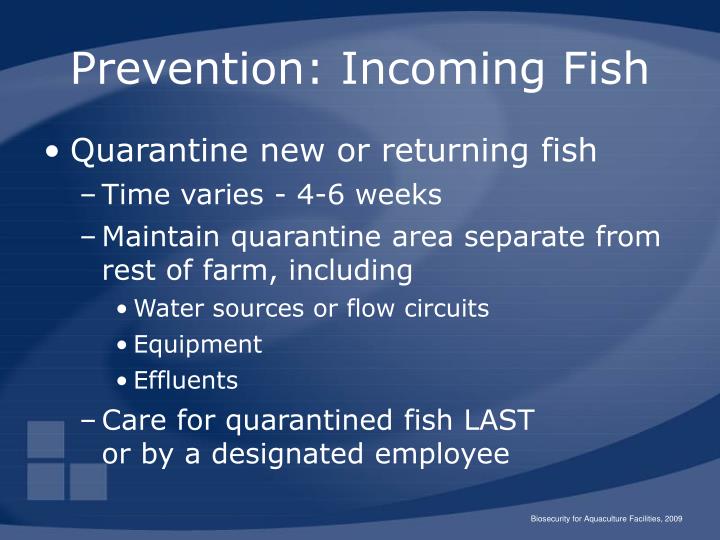 PPT - Biosecurity for Aquaculture Facilities PowerPoint Presentation ...