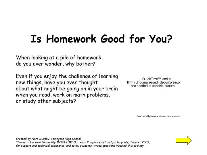 PPT - Is Homework Good for You? PowerPoint Presentation, free download ...