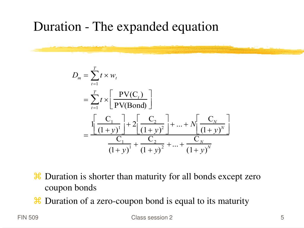 Ppt Fixed Income Markets Part 2 Duration And Convexity Powerpoint