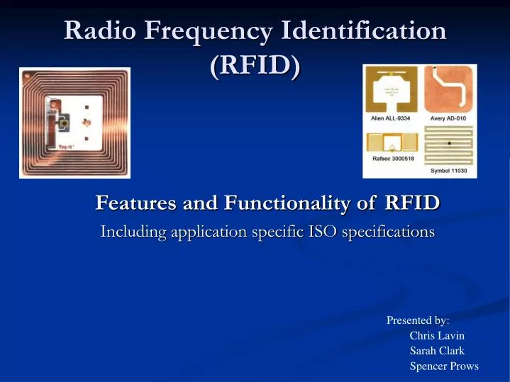 PPT - Radio Frequency Identification (RFID) PowerPoint Presentation ... PPT - Radio Frequency Identification (RFID) PowerPoint Presentation ...